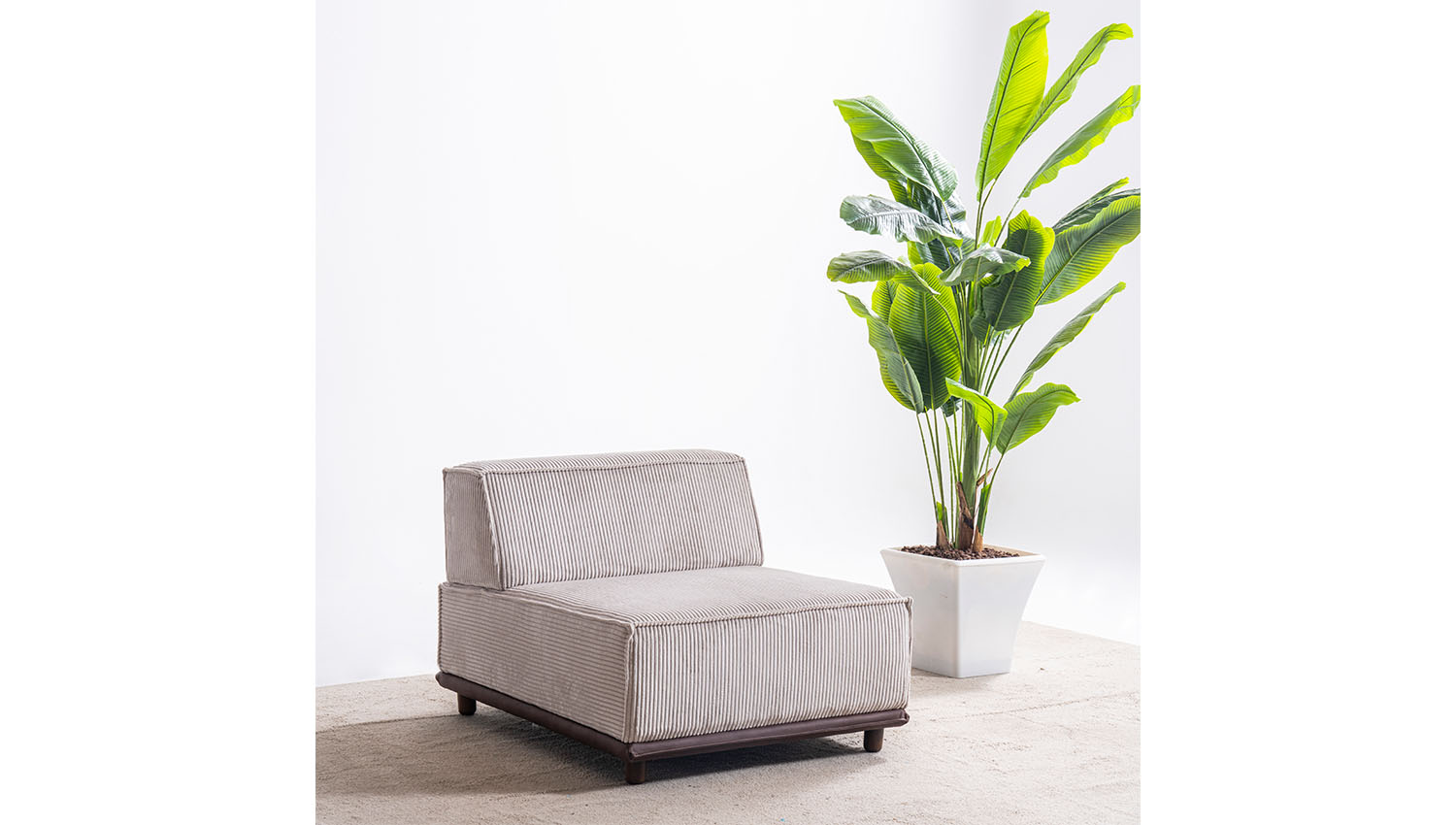 Puffy Ara Modül Açık Gri